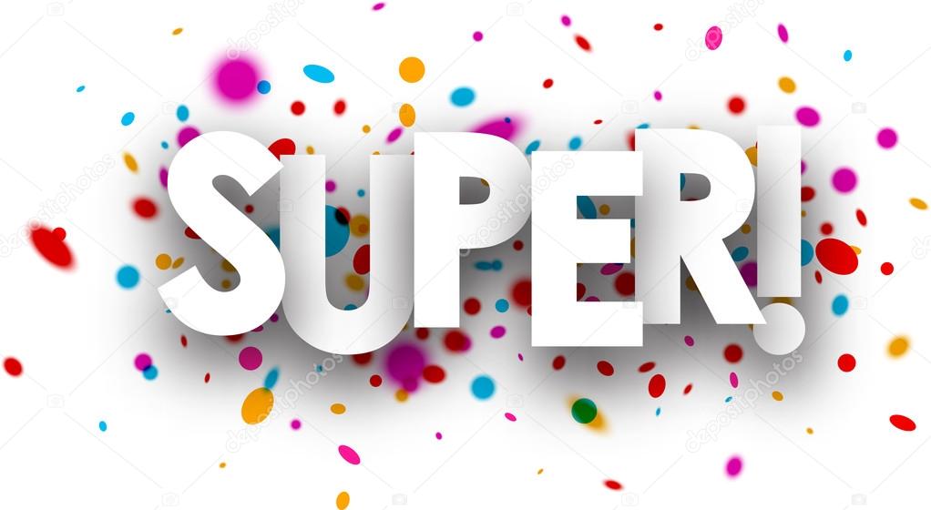 Super paper card. Stock Vector by ©Maxborovkov 108604040