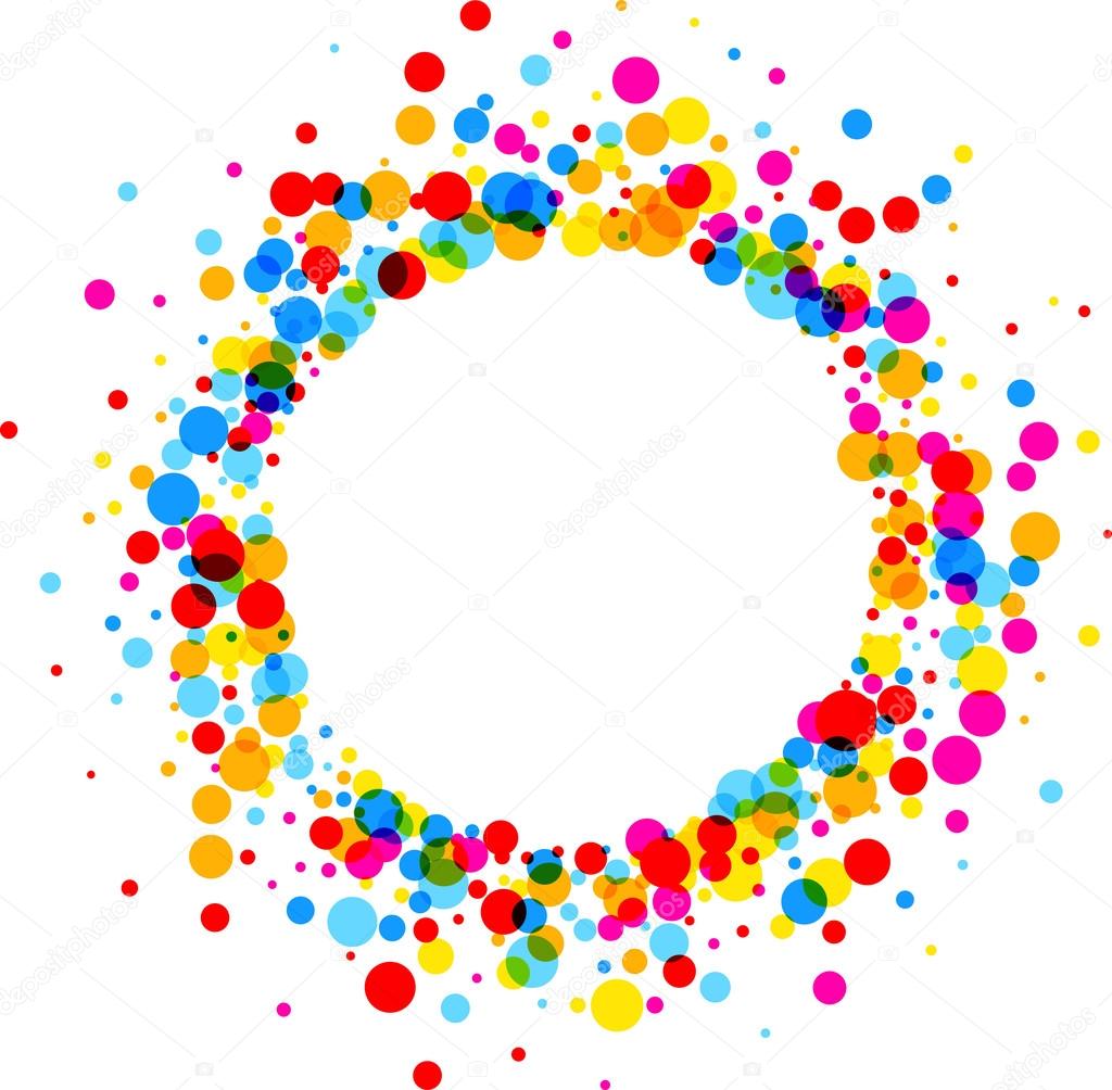 Round background with drops Stock Vector by ©Maxborovkov 110201660