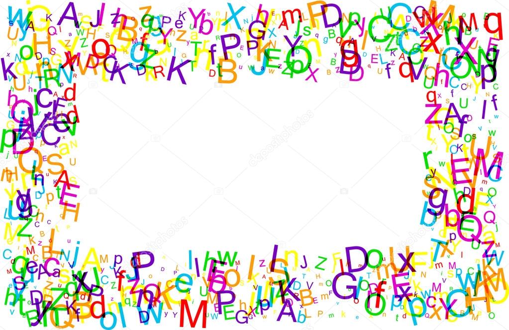 Background with color letters Stock Vector Image by ©Maxborovkov #110202352