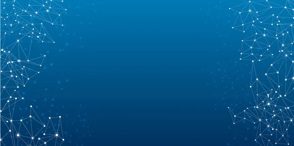 Global communications blue background. Stock Vector Image by ...