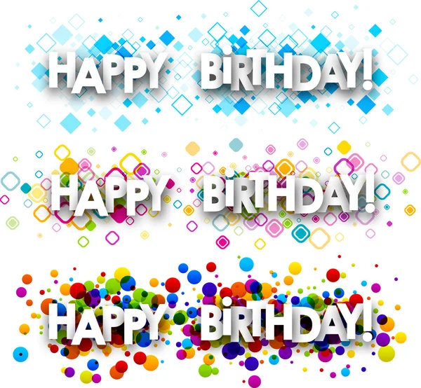 Happy birthday background with balloons. Stock Vector Image by ...