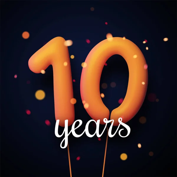 10 years balloon Vector Art Stock Images | Depositphotos