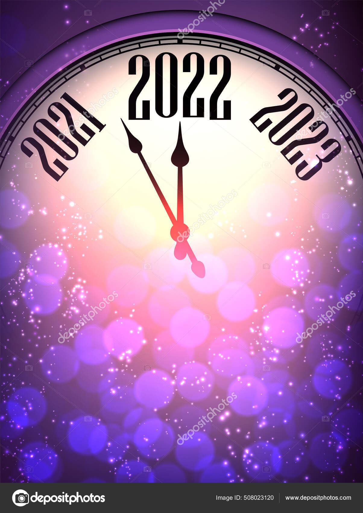 New Years Eve Clock 2022