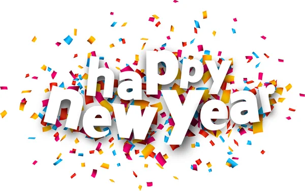 100,000 Happy new year confetti Vector Images | Depositphotos