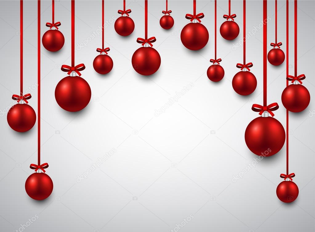 Christmas Balls Background