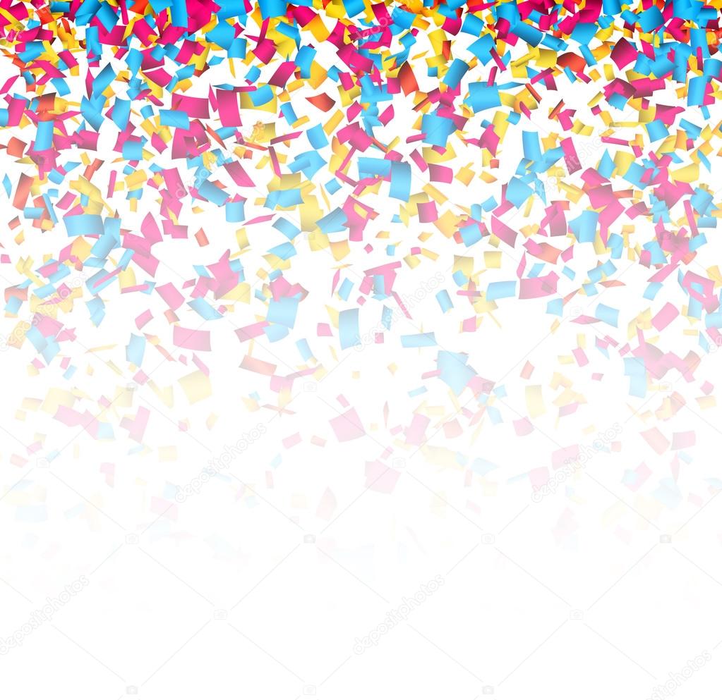 Confetti celebration background. Stock Vector Image by ©Maxborovkov ...