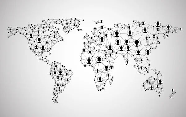 Global network mesh. Earth map. — Stock Vector © Maxborovkov #71077021 Global network mesh. Earth map. — Stock Vector © Maxborovkov #71077021