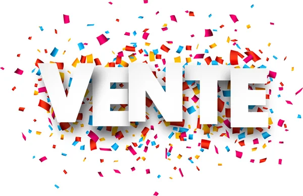 Paper welcome confetti sign. Stock Vector Image by ©Maxborovkov #79103924