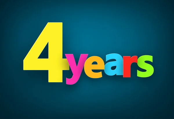 4 years Stock Vectors, Royalty Free 4 years Illustrations | Depositphotos®