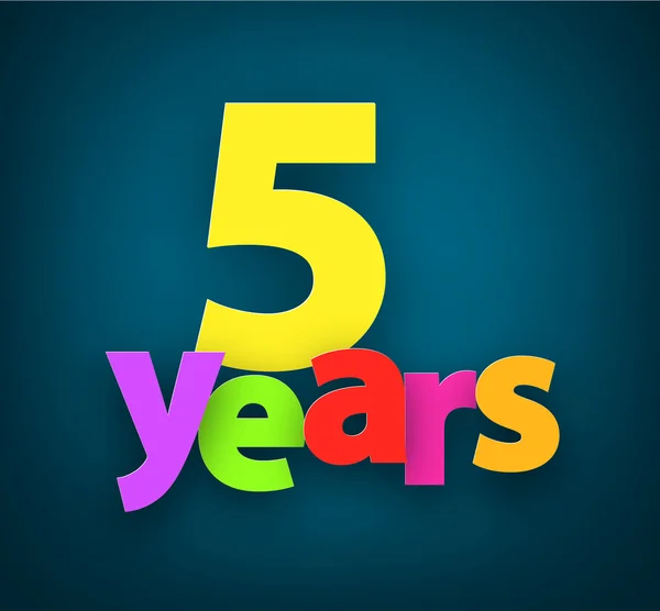 Four years paper sign. Stock Vector Image by ©Maxborovkov #79106788