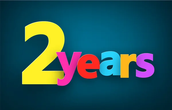 2 years anniversary Stock Vectors, Royalty Free 2 years anniversary ...