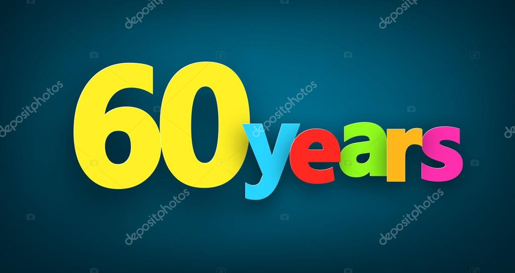 Sixty years paper sign. Stock Vector Image by ©Maxborovkov #79105364