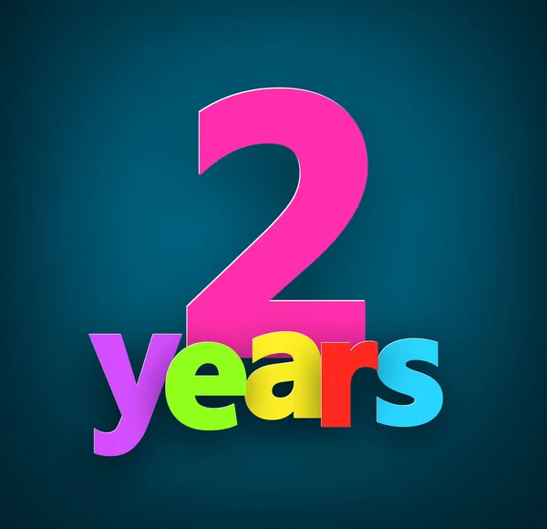 2 years anniversary Stock Vectors, Royalty Free 2 years anniversary ...