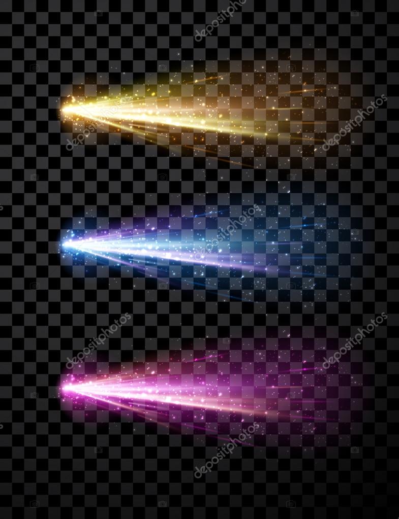 Comet set background. Stock Vector Image by ©Maxborovkov #90249288