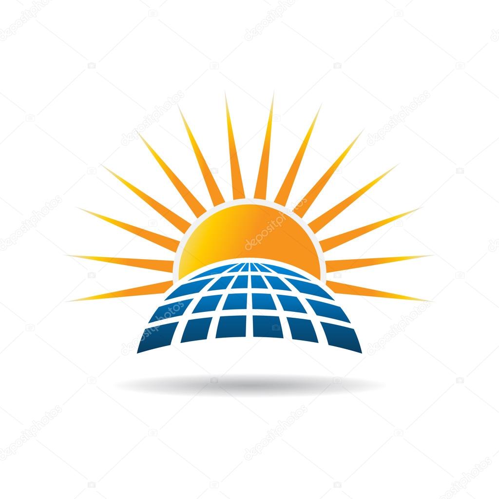 Solar energy photovoltaic panel. Vector graphic design Stock Vector by ...
