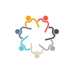 Teammates 7 image logo Stock Vector Image by ©deskcube #46472283