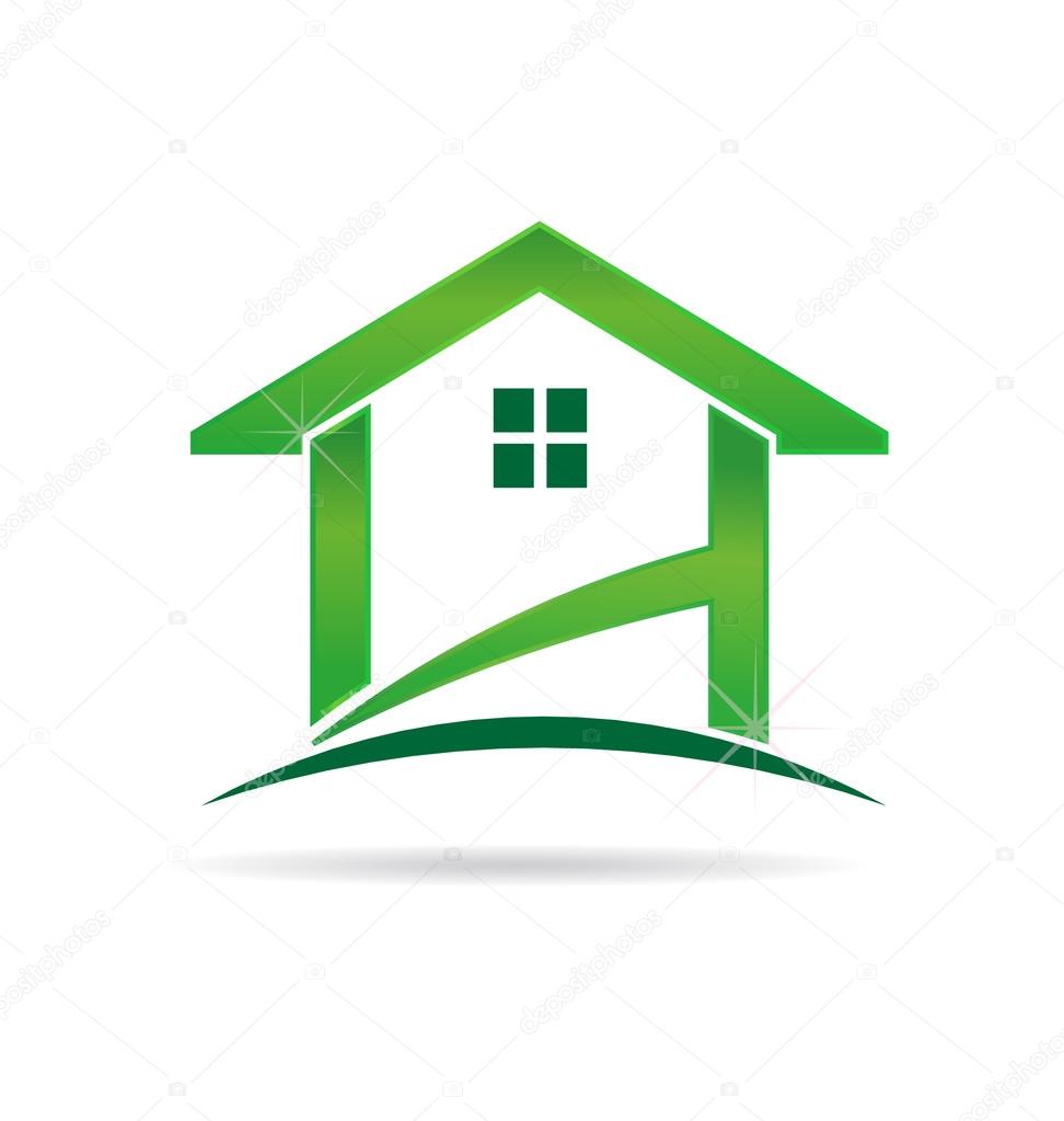 Green House Logo Stock Vector Image by ©deskcube #53414737