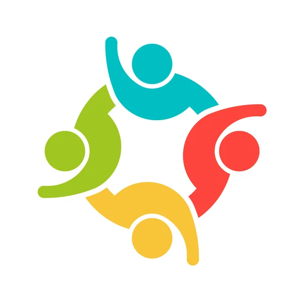 Happy party team 4 logo design element Vector Stock Vector Image by ...