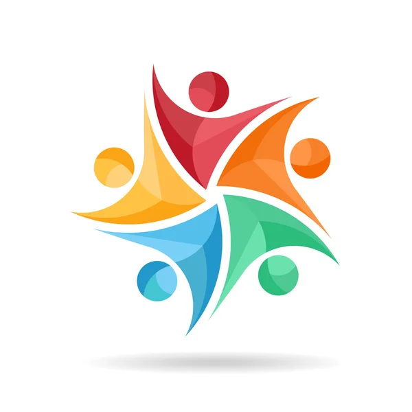 Teamwork people logo Vector Art Stock Images | Depositphotos