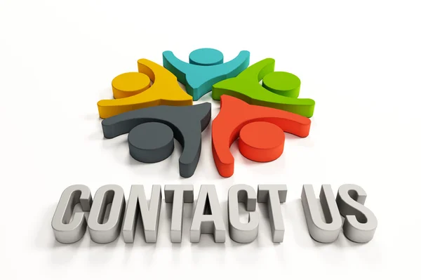 Teamwork Heart People - Group of 3 persons — Stock Photo © deskcube ...