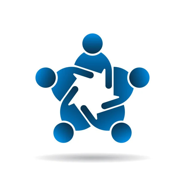 Happy party team 4 logo design element Vector Stock Vector Image by ...