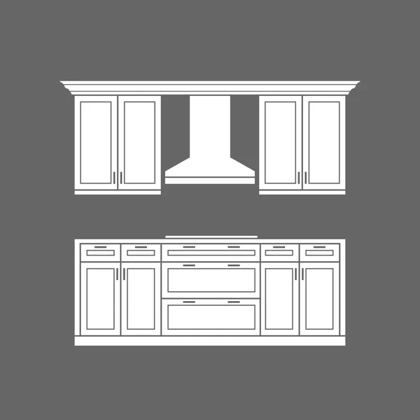 1,258 Kitchen cabinets Vector Images | Depositphotos