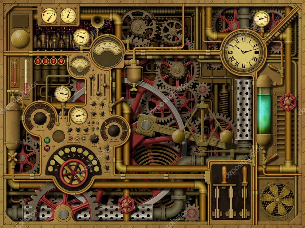 Background Steampunk Pipe Free Steampunk Heart Art Image | Download At