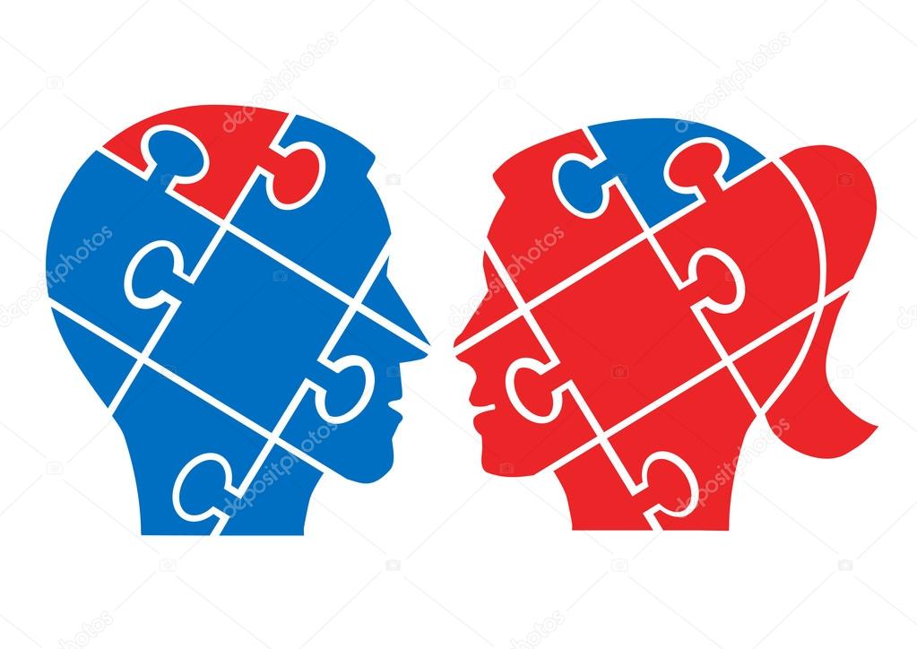 Man woman understanding concept. Stock Vector Image by ©chachar #112867104