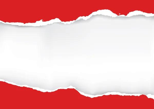 Red paper tear background — Stock Vector © Nicemonkey #3434126