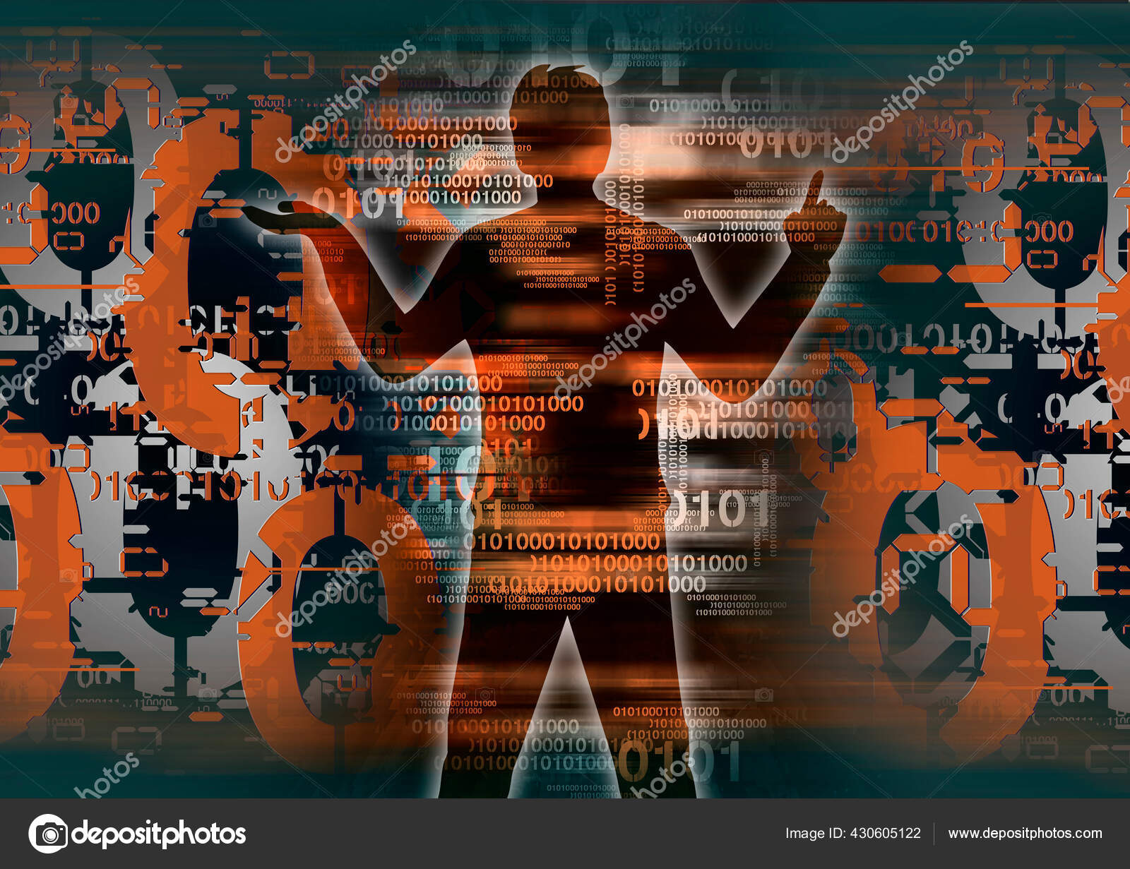 Programmer Computer Expert Man Silhouette Stylized Male Silhouette ... Programmer Computer Expert Man Silhouette Stylized Male Silhouette ...
