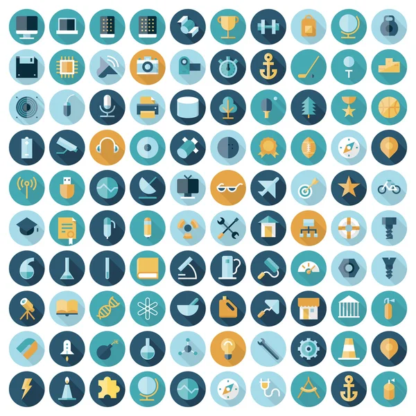 ᐈ Flat design icons stock vectors, Royalty Free design icons ...