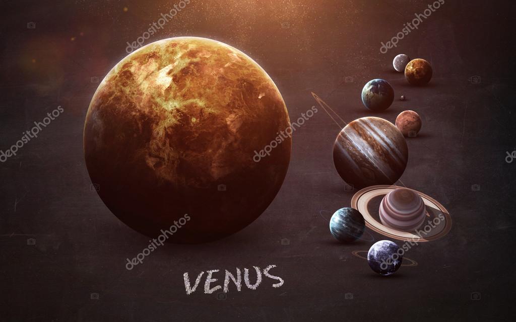 Venus - High resolution images presents planets of the solar system on ...