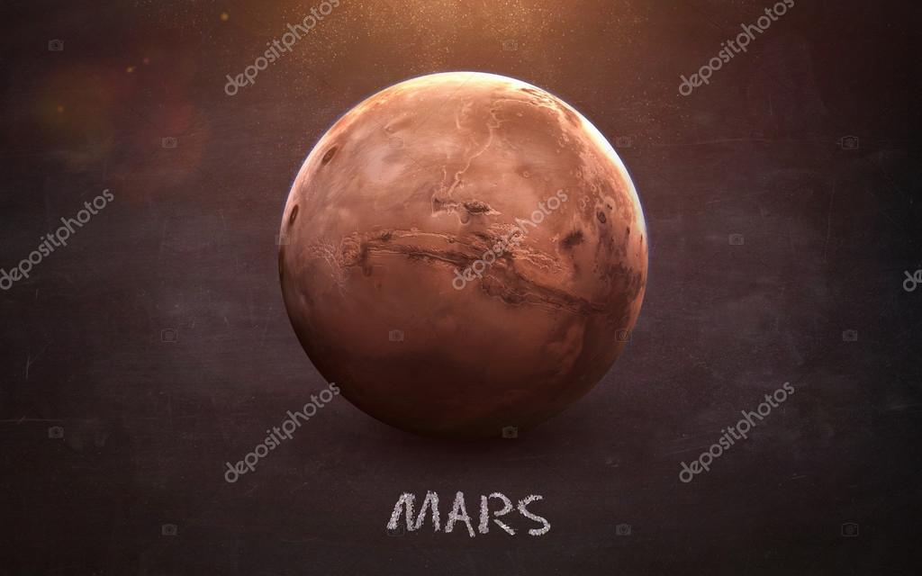 Mars - High resolution images presents planets of the solar system on ...