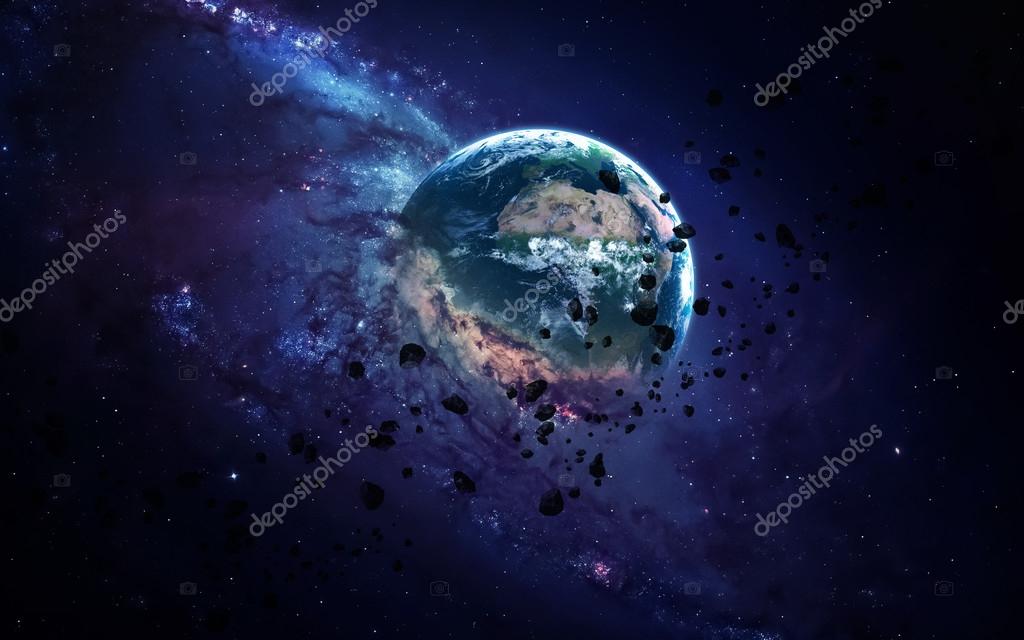 Earth - High resolution 3D images presents planets of the solar system ...