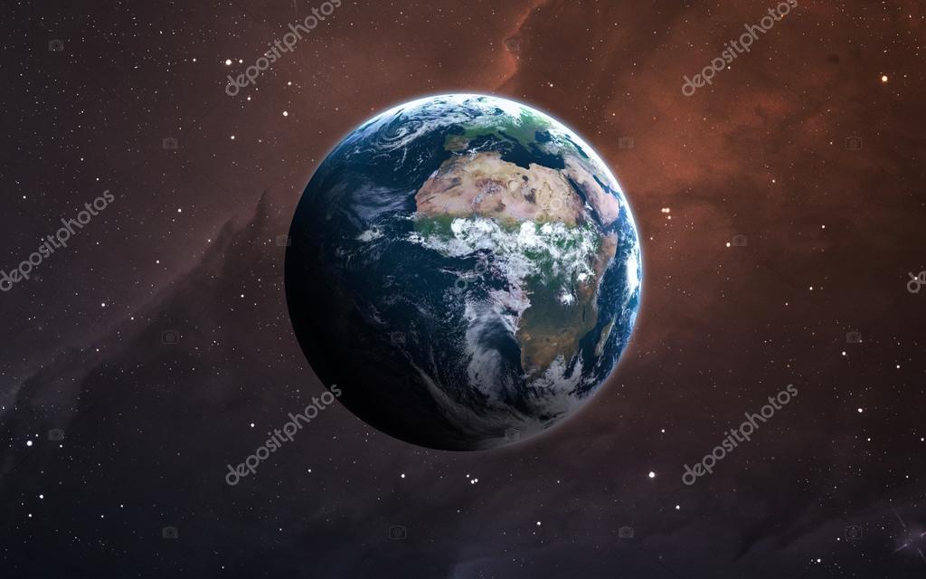 Earth From Space Solar System