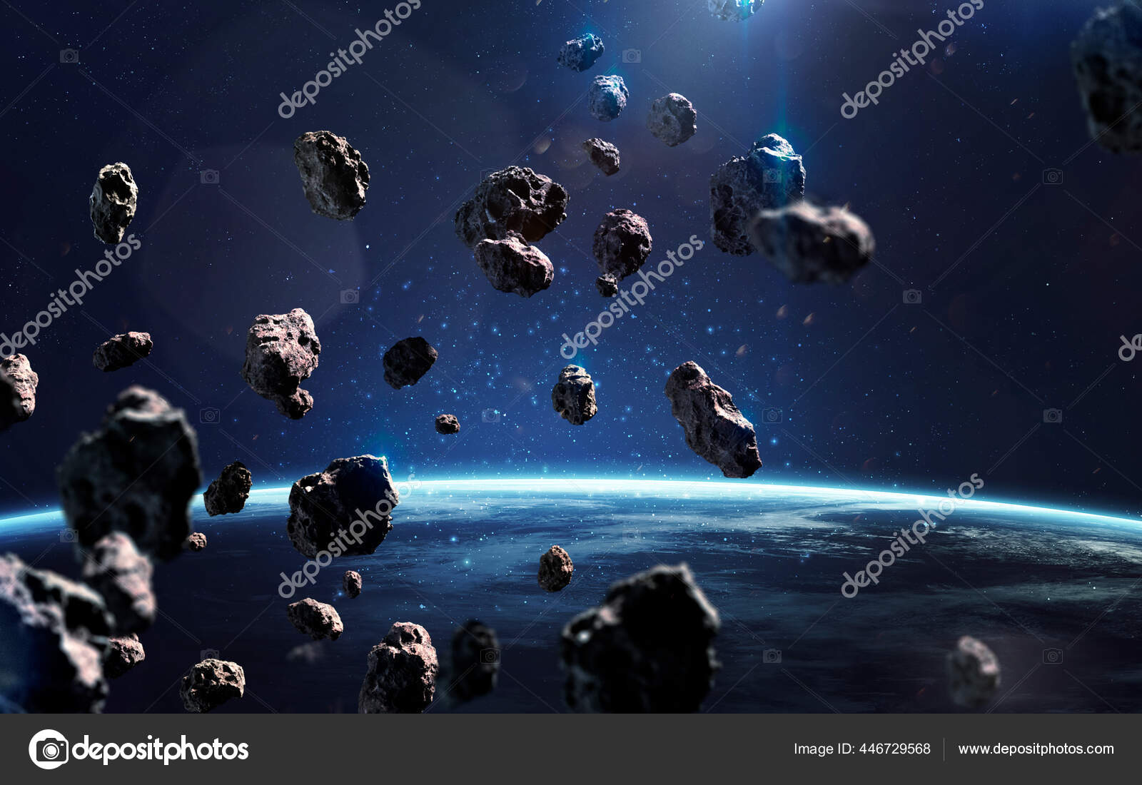 Cool Asteroids Wallpaper