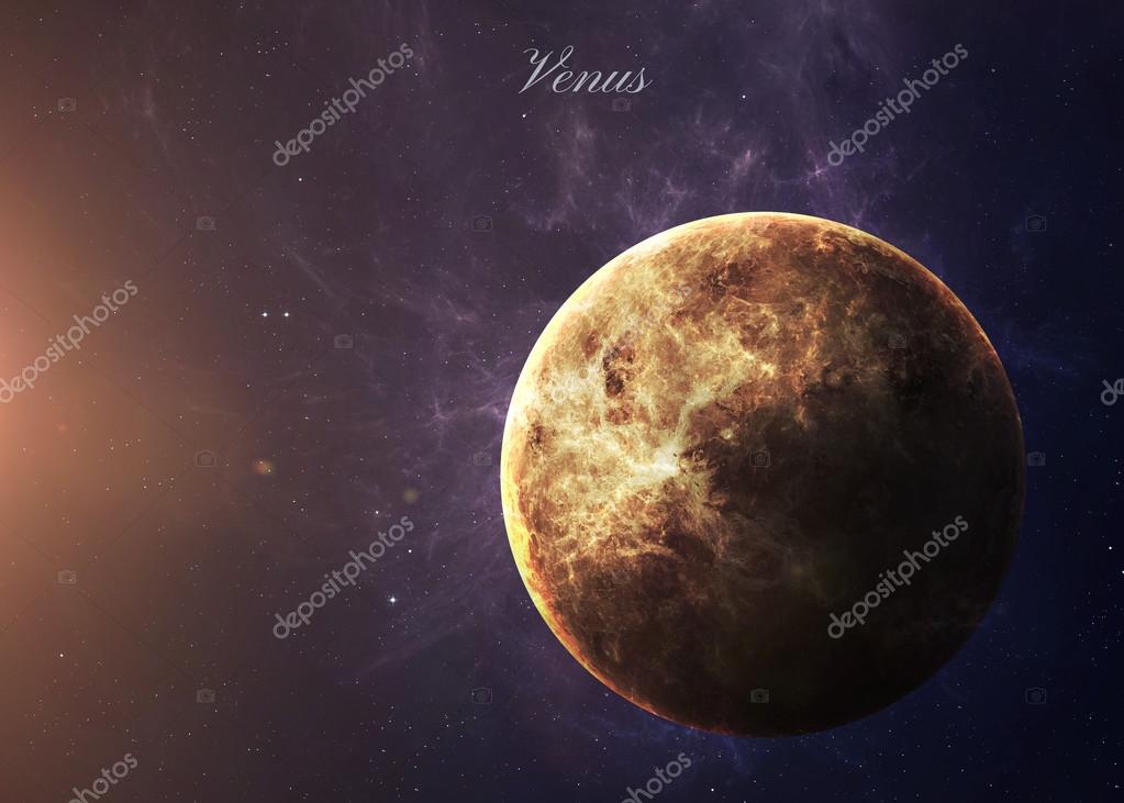 La Venus del espacio mostrando toda su belleza. Imagen extremadamente ...