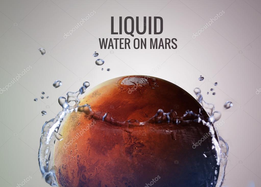 Discovered liquid water on the planet mars, great science discovery ...