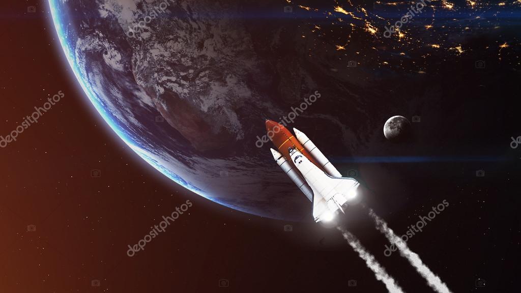 Hi Def Space Shuttles In Space