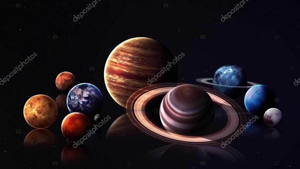 Hight quality isolated solar system planets. Elements of this image ...