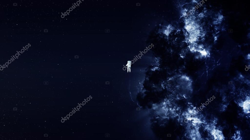 Astronaut In Space Alone