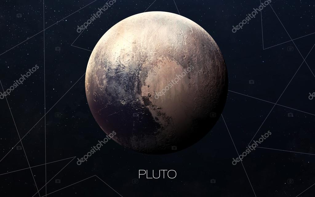 Pluto - High resolution images presents planets of the solar system ...