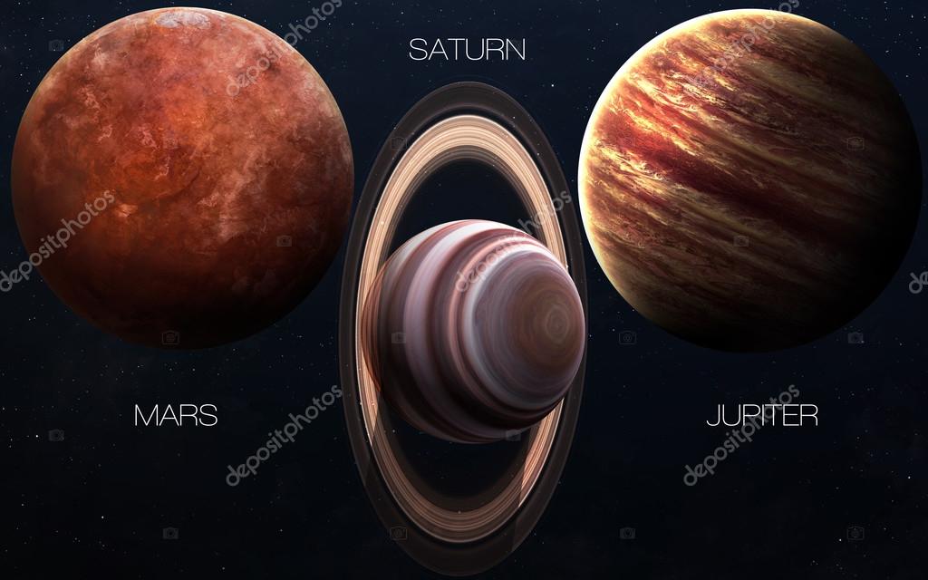 High resolution images presents planets of the solar system. This image ...