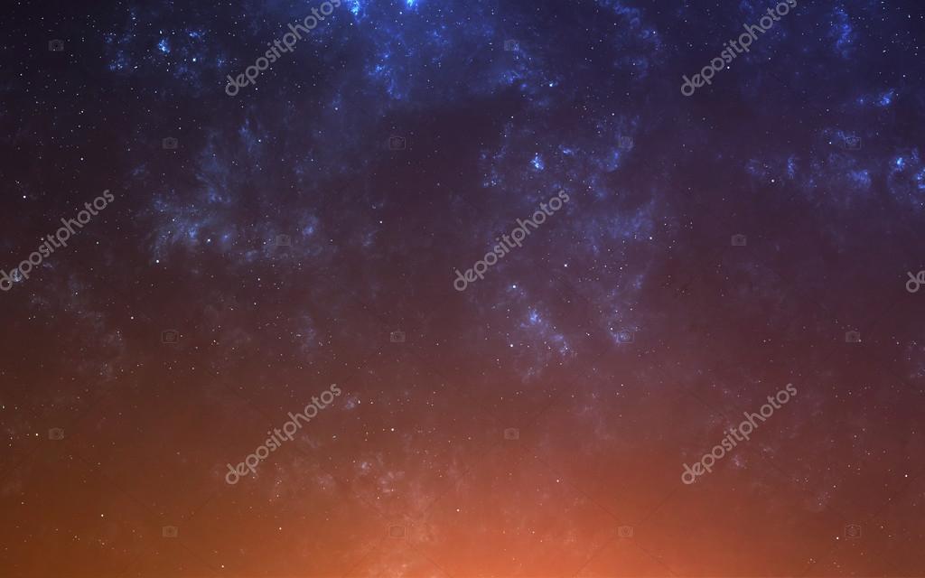 Infinite space background with nebulaes and stars. This image elements ...