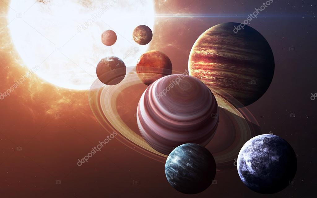 High resolution images presents planets of the solar system. This image ...