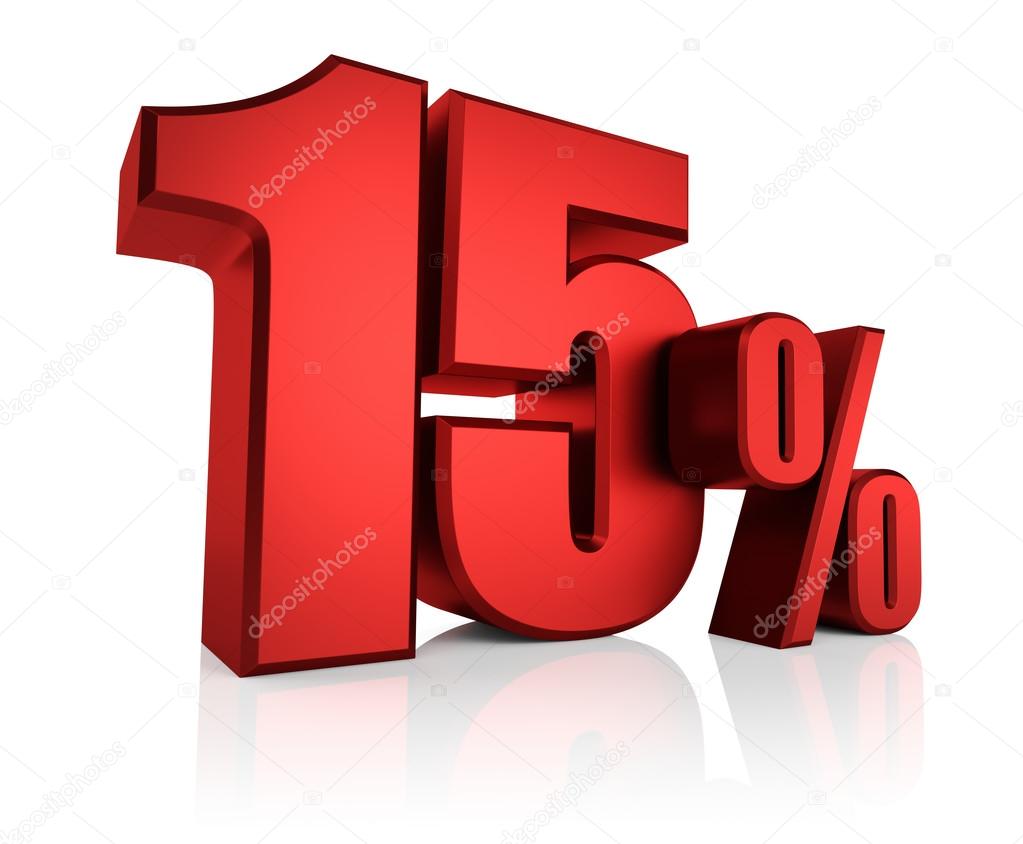 Red 15 Percent Stock Photo by ©threeart 63671595