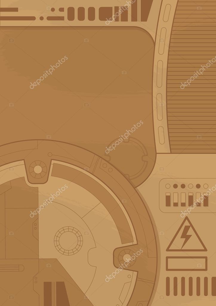 Sci-Fi Background Design Stock Vector Image by ©wingnutdesigns #89483116