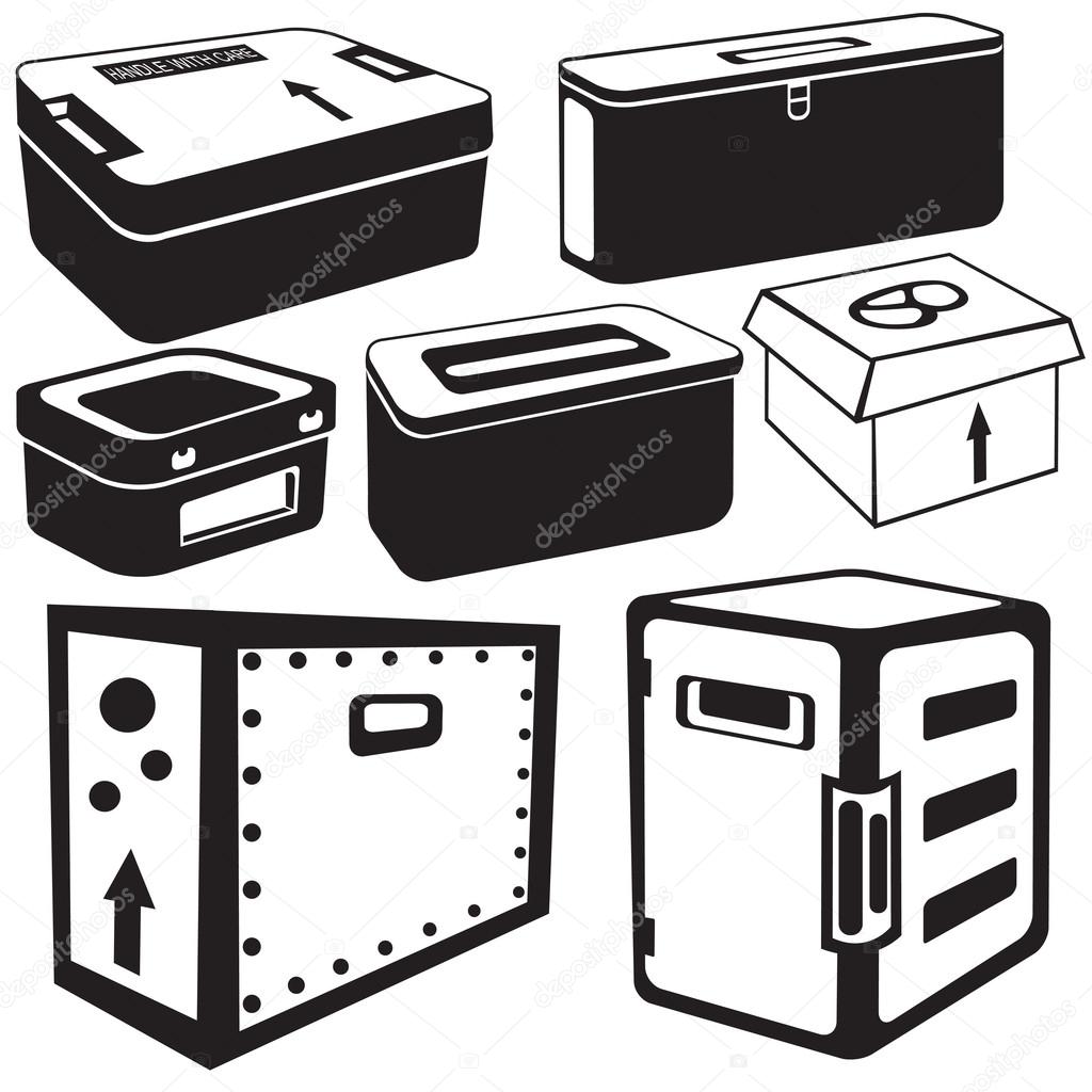 Transport box icons Stock Vector Image by ©Stiven #114385990