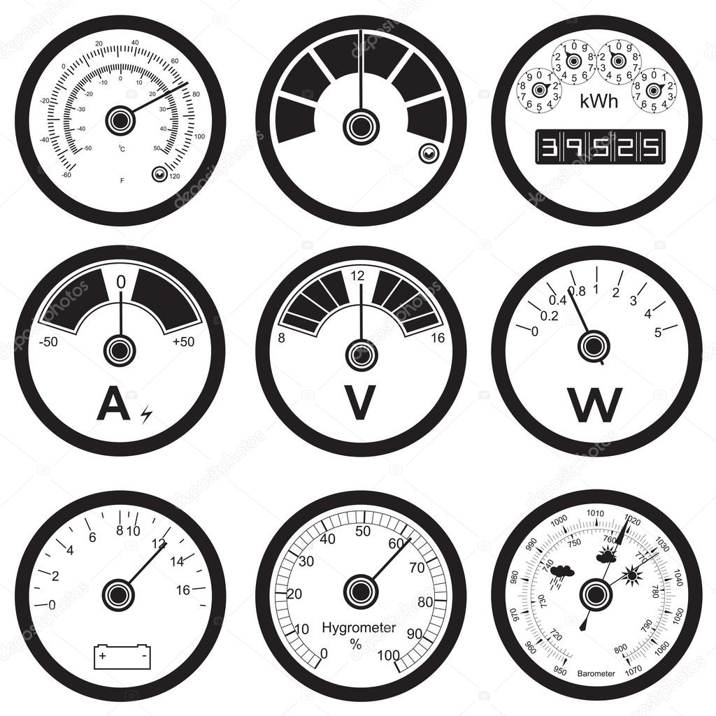 Measuring instruments vector Stock Vector Image by ©Stiven #115079482