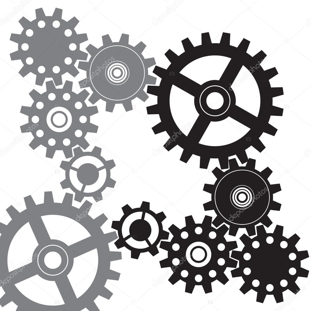 Gears vector background Stock Vector Image by ©Stiven #118747464